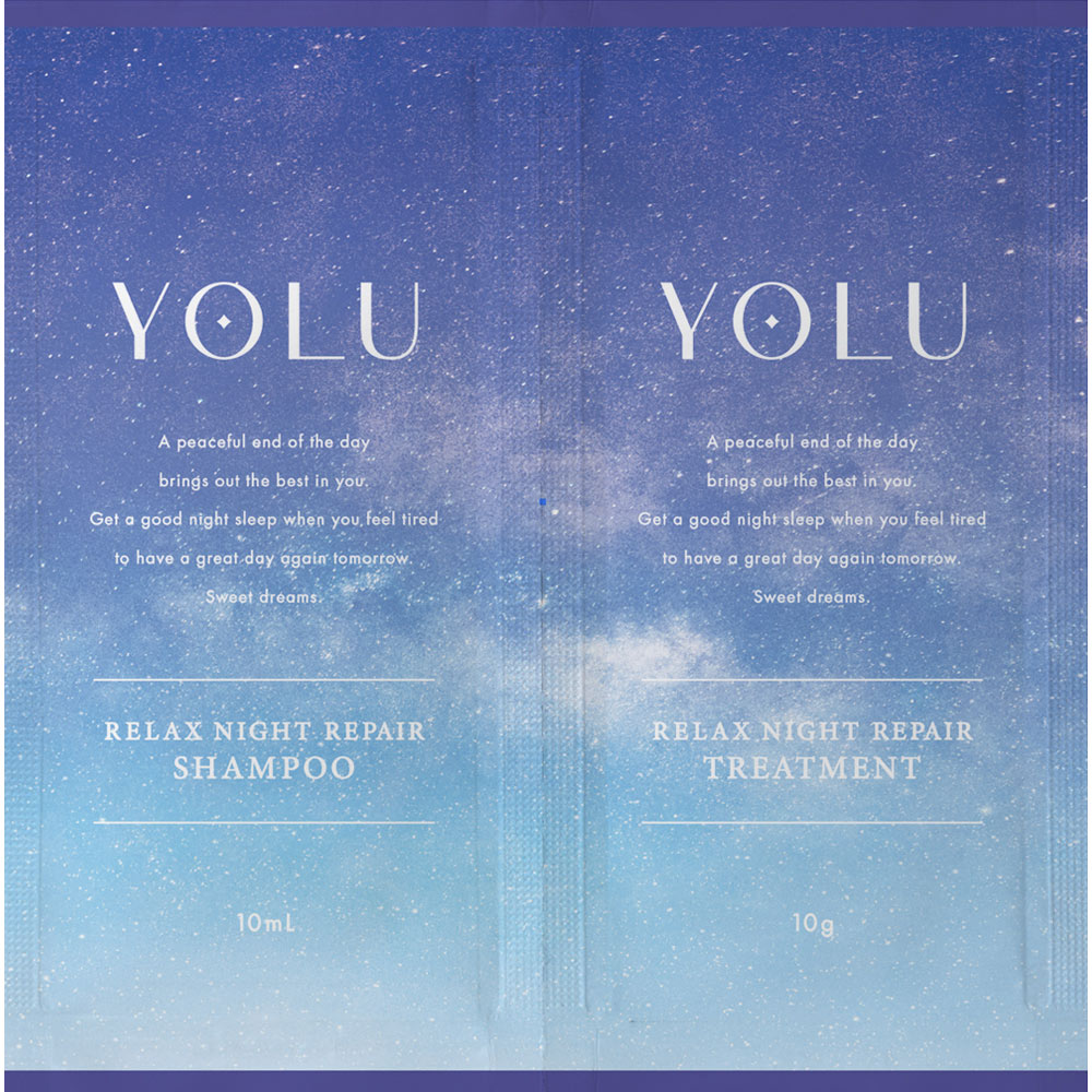 YOLU リラックスナイトリペア サシェ | マツキヨココカラオンラインストア