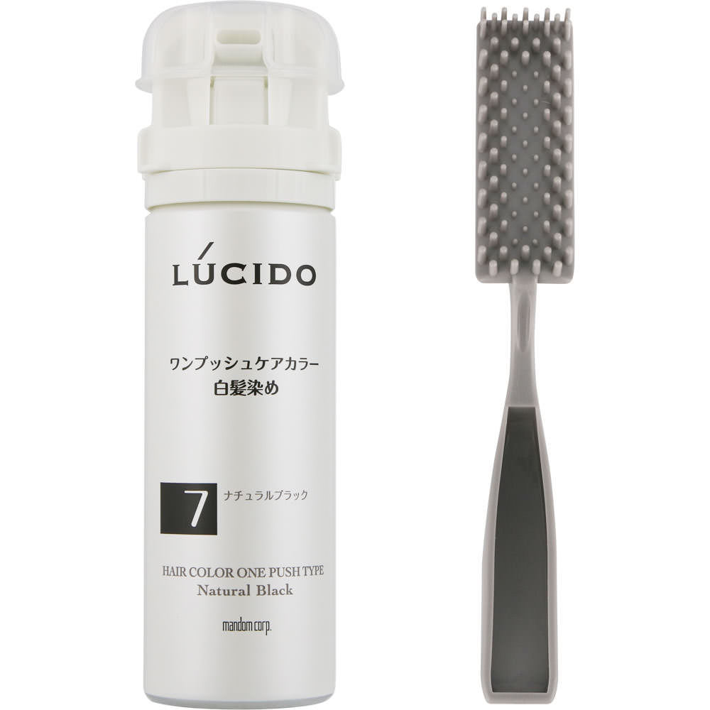 ルシード ワンプッシュケアカラー 7 ナチュラルブラック | マツキヨ